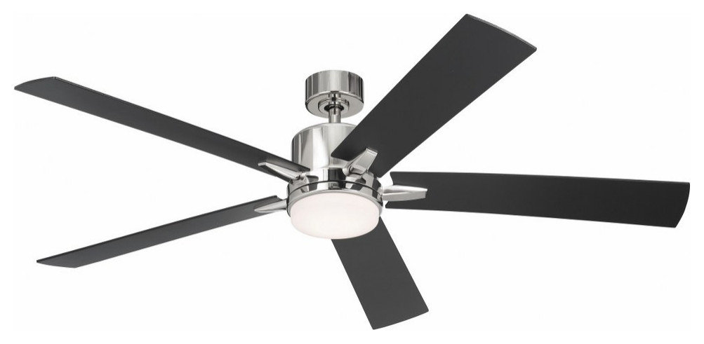 5 Blade Ceiling Fan Light Kit In Modern Style-14.25 Inches Tall and 60 ...