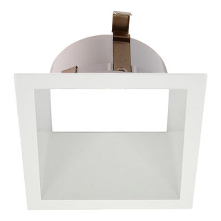 4" LEDme Square Invisible Trim, White - Recessed Trims - by Buildcom ...