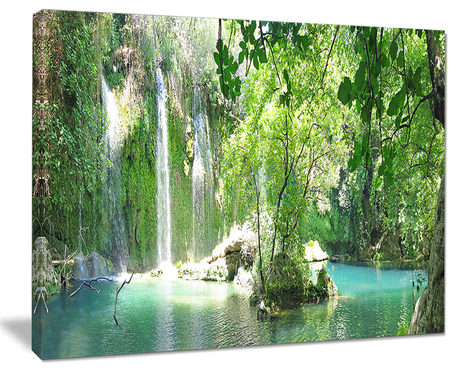 "Kursunlu Waterfalls Antalya" Landscape Canvas Photo Print, 40"x30 ...