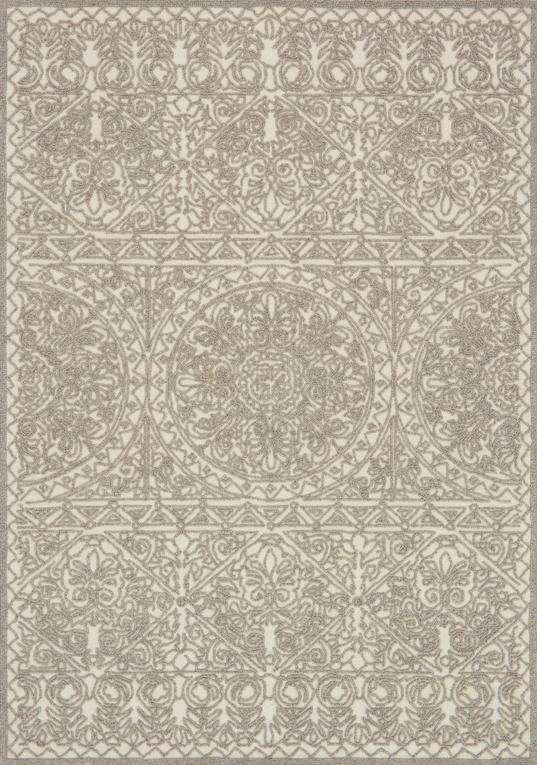 Ellen DeGeneres Crafted by Loloi Natural Glendale Rug 1'6"x1'6" Square ...