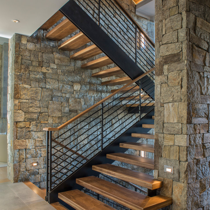 75 Beautiful Floating Staircase Ideas & Designs - July 2024 | Houzz AU