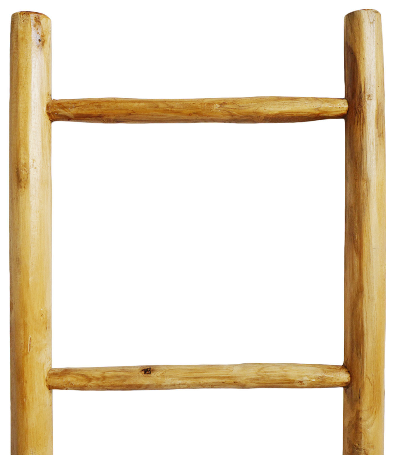 Natural Wood Stick Ladder 18 x 72 - Rustic - Ladders And Step Stools ...