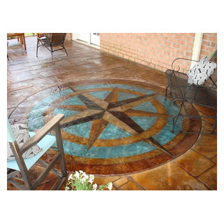 700 Chestnut Way - Stamped Concrete Compass Rose - Other - by Atlantic ...