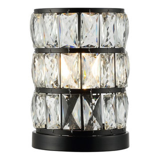 Alva Acrylic Table Lamp Black Safavieh, #N/A - Contemporary - Table ...