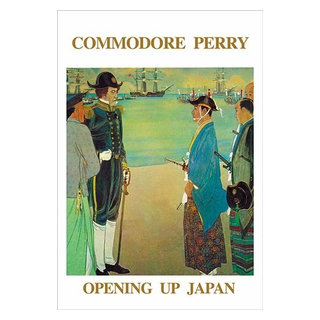 Commodore Perry - Opening Up Japan, 12" x 18" - Traditional - Prints ...