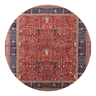 Ahgly Company Indoor Rectangle Mid-Century Modern Area Rugs, 5' x 7', 6 ...