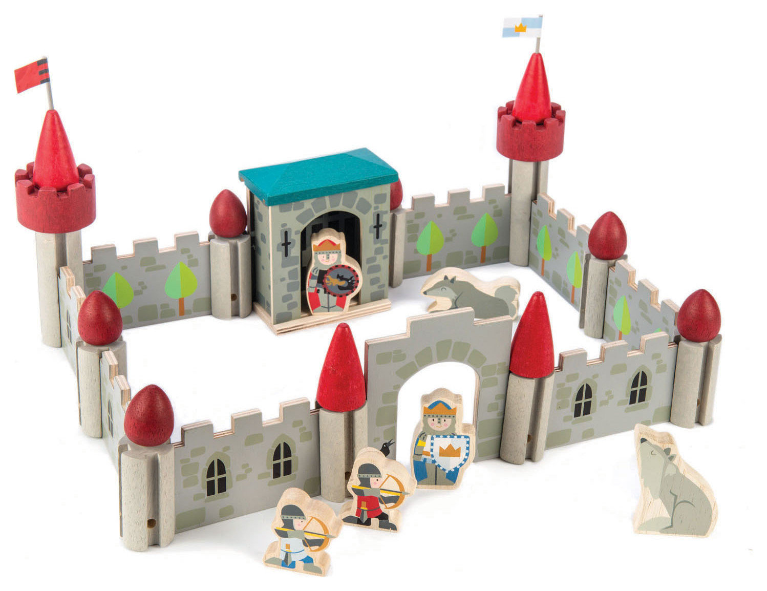 Wolf Castle - Contemporary - Kids Toys And Games - by Tender Leaf Toys ...