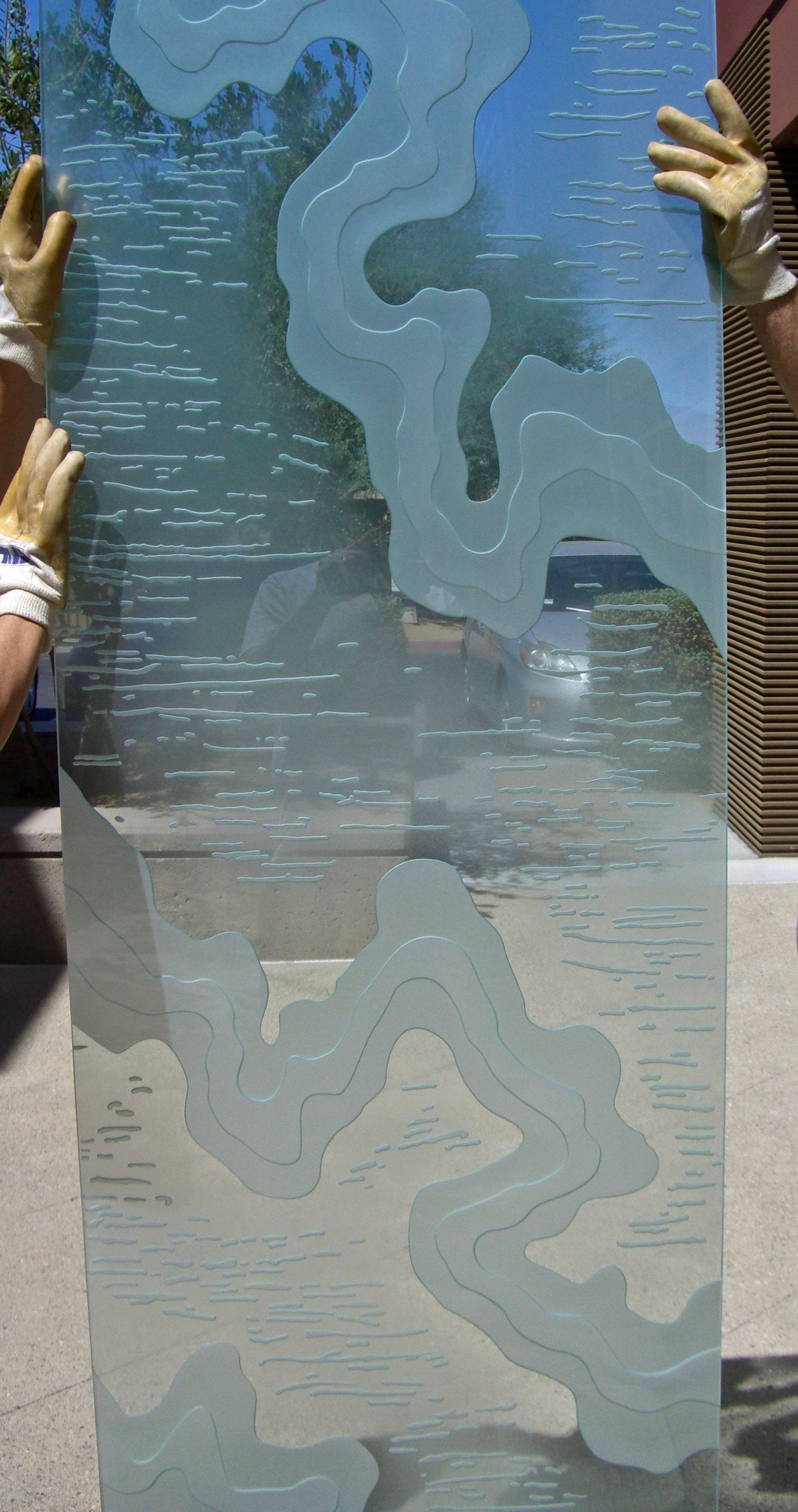 Front Door - Streams - Fiberglass Smooth - 30" x 80" - Book/Slab Door ...