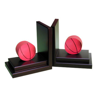 Basketball Bookends - Eclectic - Bookends - by OneWorld | Houzz