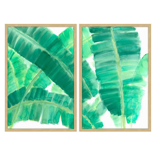 Charleston Quadriptych, 32x24 - Tropical - Prints And Posters - by ...