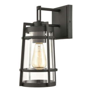 1 Light Outdoor Wall Sconce in Transitional Style - 12 Inches tall and ...