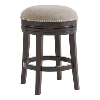 Clara Swivel Bar Stool, Set of 2 - Transitional - Bar Stools And ...