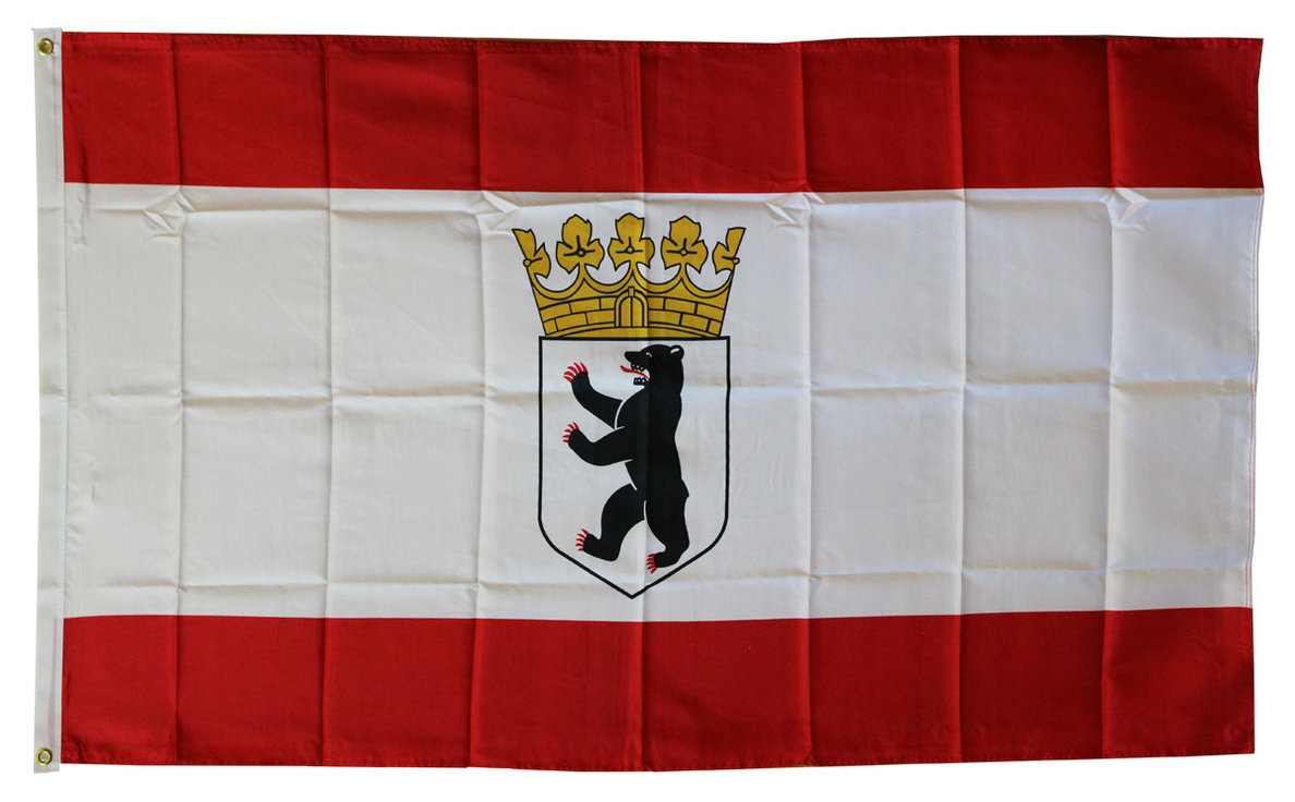 Berlin, 3'x5' Polyester Flag - Traditional - Flags And Flagpoles - by ...