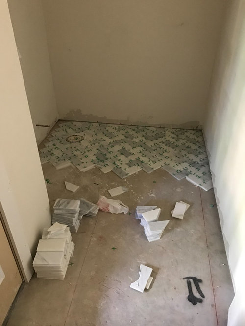 Time sensitive...Wrong marble tile laid...help!!!!!