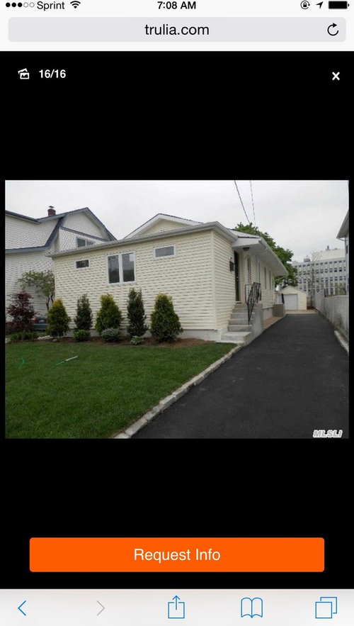 House with no front entry or curb appeal