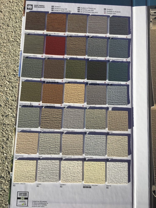 vinyl siding colors