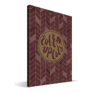 SWT Bobcats Geometric Canvas Print, 8"x12", 8"x12" - Contemporary ...