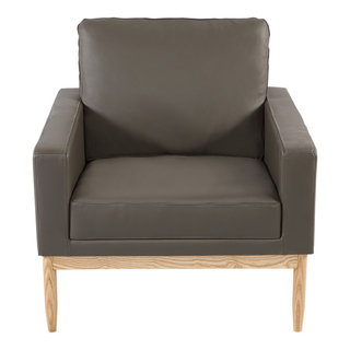 Stilt Danish Mod Chair, Premium Aniline Leather - Midcentury ...