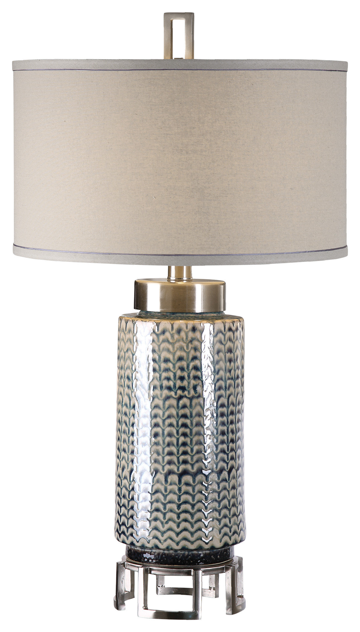Uttermost Vanora Cerulean Blue Table Lamp - Transitional - Table Lamps ...
