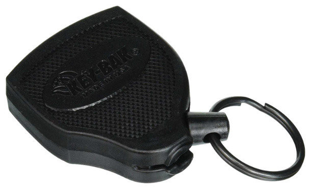 Hy-Ko KC187 Clip-On Key Reel with 48" Retractable Cable, Black, 48 ...