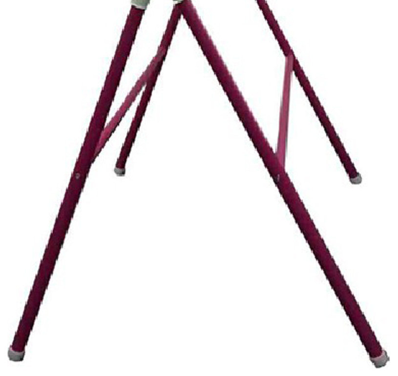 Benzara BM96036 Plastic and Metal Frame Folding Laundry Rack, Pink and ...