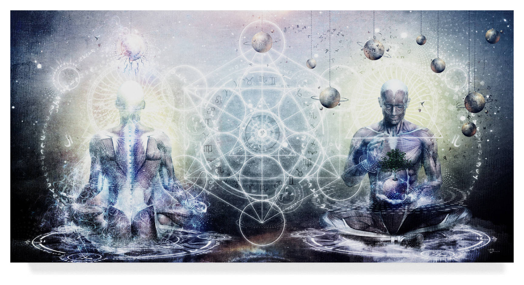 Cameron Gray 'Experience So Lucid, Discovery So Clear' Canvas Art, 12 ...