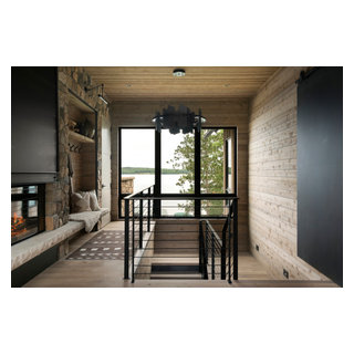 Rustic Modern Lakehome - Rustic - Entry - Minneapolis - by Mårka ...