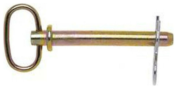Double HH 25640 Hitch Pin with Clip, 7/8" x 4-1/4", Yellow Zinc Plated ...