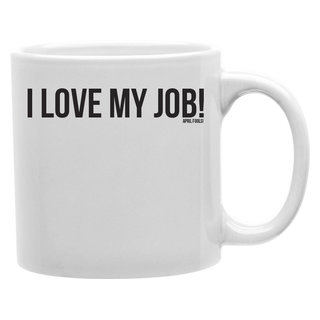 I Love My Job Mug, 11 oz - Modern - Mugs - by Imaginarium Goods | Houzz
