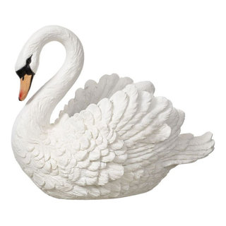 Mark Roberts Spring 2022 Swan Planter, 18" x 14" - Contemporary ...