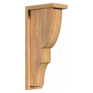 Ridgewood Corbel w/Backplate, 10"Dx22"H - Transitional - Corbels - by ...
