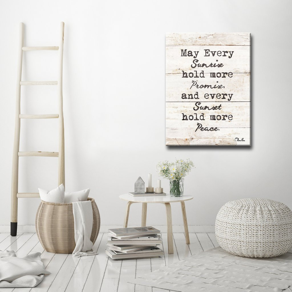 Every Sunrise & Sunset' Inspirational Canvas Art by Olivia Rose, 16"x20 ...