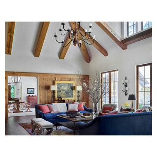 Roswell Horse Farm - Farmhouse - Family Room - Atlanta - by The ...