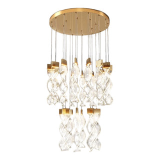 Luxury Modern Chandelier in Curled Shapes, 24 Heads - Contemporary ...
