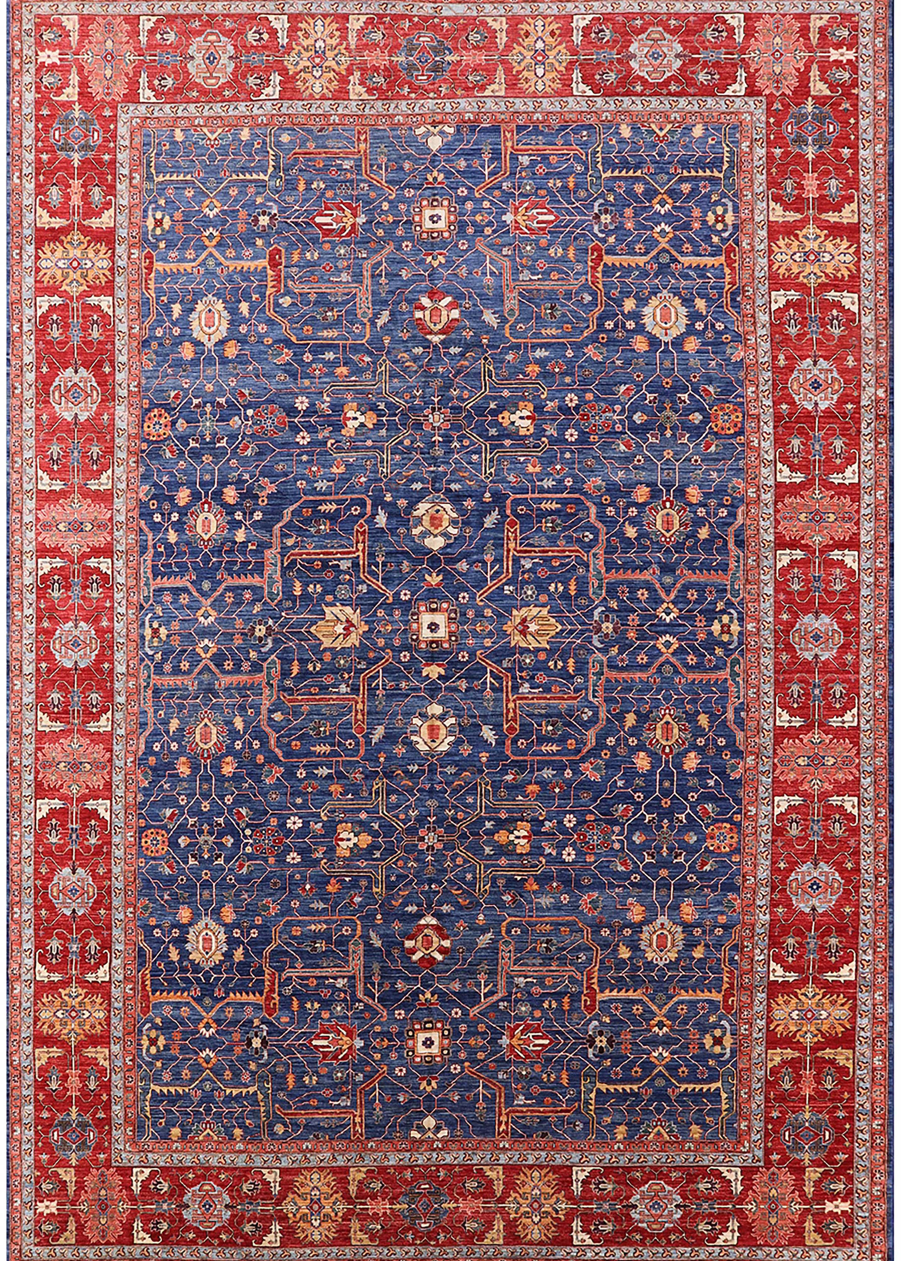 Ahgly Company Indoor Rectangle Mid-Century Modern Area Rugs, 5' x 7', 6 ...