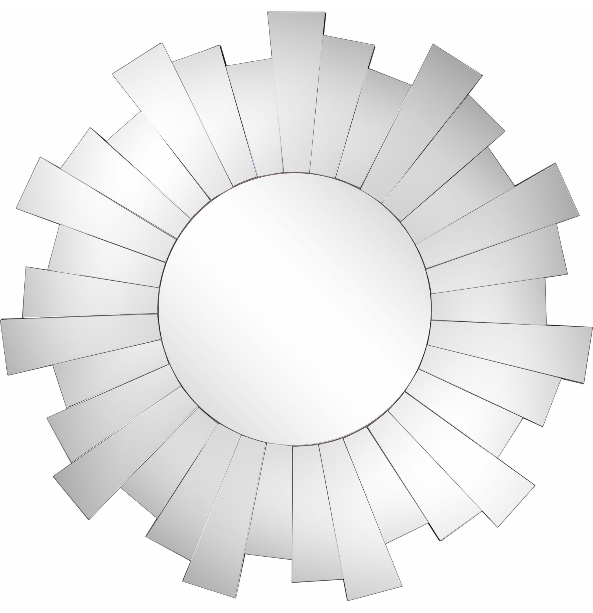 Silver Sunshine Wall Mirror - Contemporary - Wall Mirrors - by ...