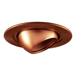 4" Aperture Low Voltage Trim With Adjustable Eyeball, Antique Bronze ...
