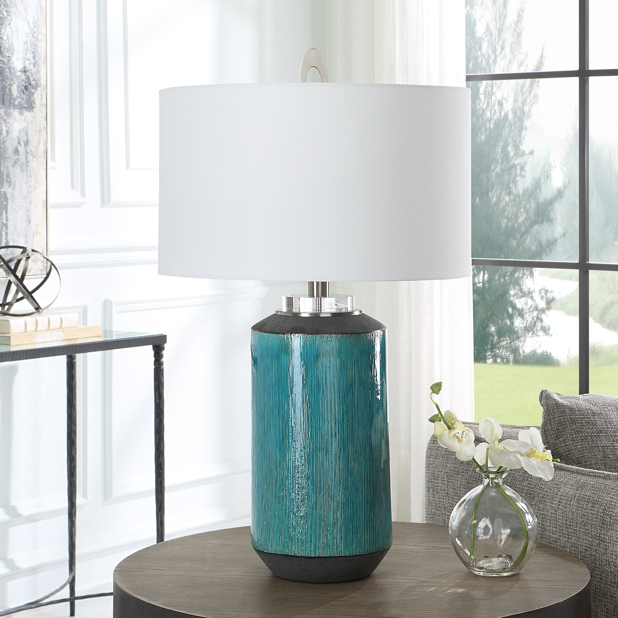 Uttermost Maui Aqua Blue Table Lamp - Contemporary - Table Lamps - by ...