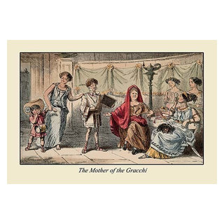 The Mother of the Gracchi, 20" x 30" - Traditional - Prints And Posters ...