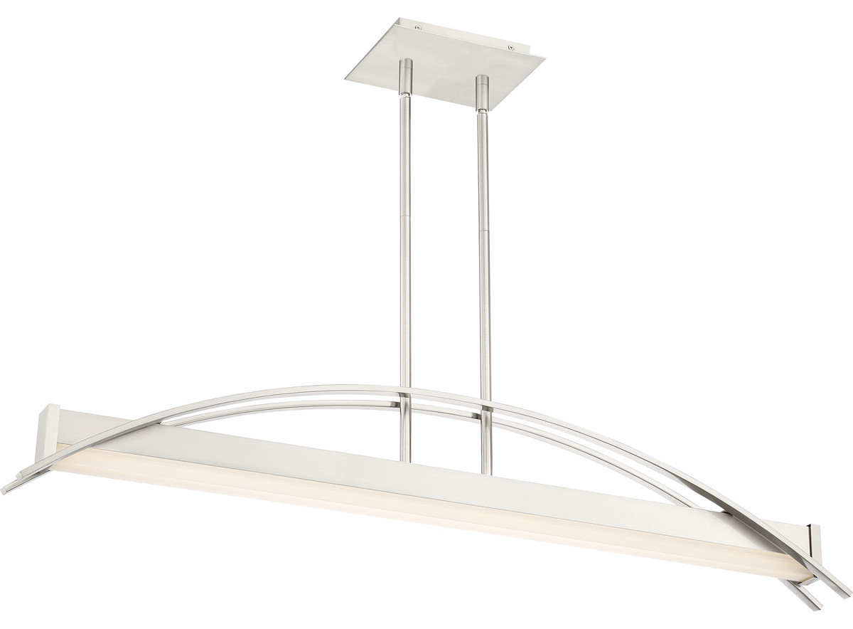 Sabre LED Island Light, Brushed Nickel - Modern - Chandeliers - by ...