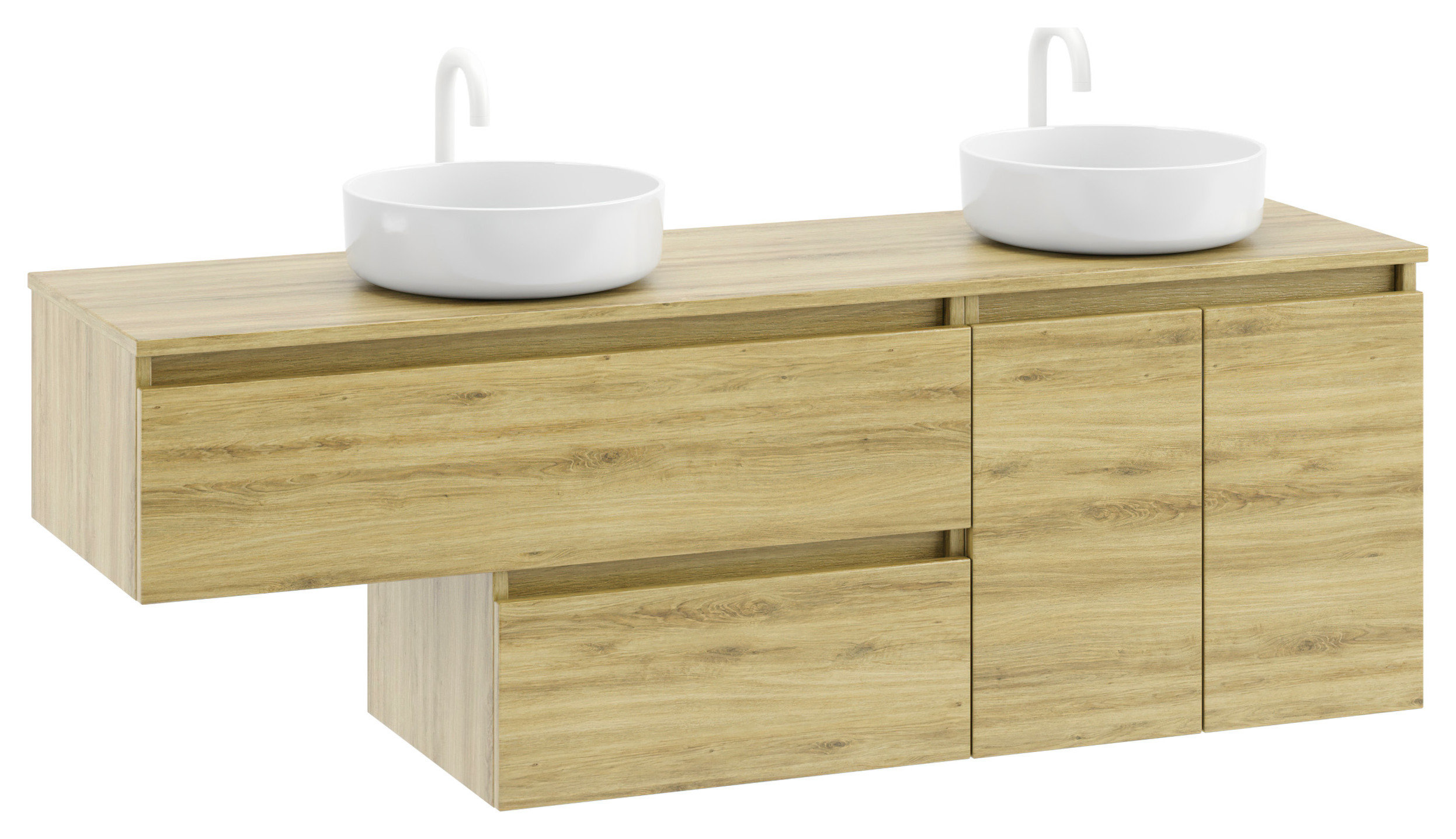 Boston Vanity Cabinet, 64" Ginger - Contemporary - Bathroom Vanities ...