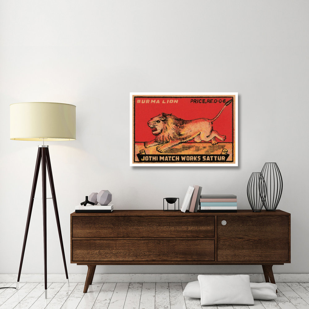 "Burma Lion" Digital Paper Print by Phillumenart, 24"x17", 42"x29 ...