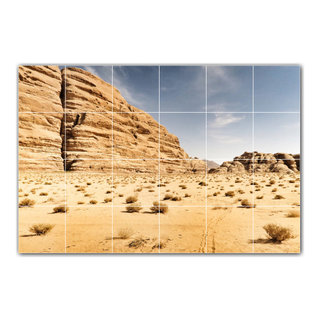 Desert Ceramic Tile Wall Mural HZ500479, 72" Wide x 48" High ...