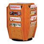 Wooden Mallet Cascade 16 Magazine Spinning Counter Rack in Medium Oak ...
