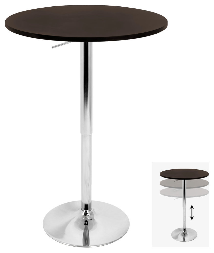 Lumisource Adjustable Bar Table - Contemporary - Indoor Pub And Bistro ...