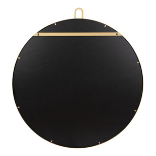 Stopwatch 40-in Round Mirror - Gold - Contemporary - Wall Mirrors - by ...