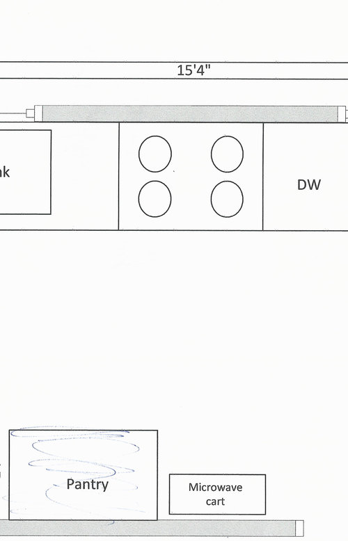My eat-in kitchen layout