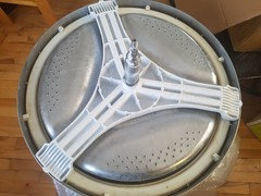 How to treat front load washer spider-arm so that it wouldn't corrode?