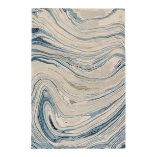 Jaipur Living Atha Handmade Blue/Gray Rug, 6'x9' - Contemporary - Area ...
