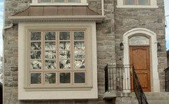 Stucco/Stone color for sandalwood windows